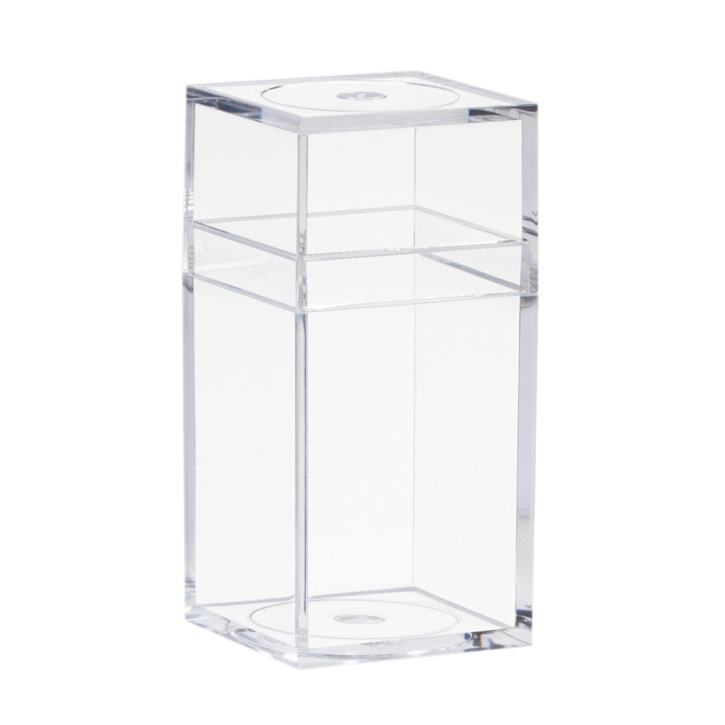 Classic Crystal AMAC 510C Plastic Box. Measures 1-3/16" x 1-3/16" x 2-7 ...