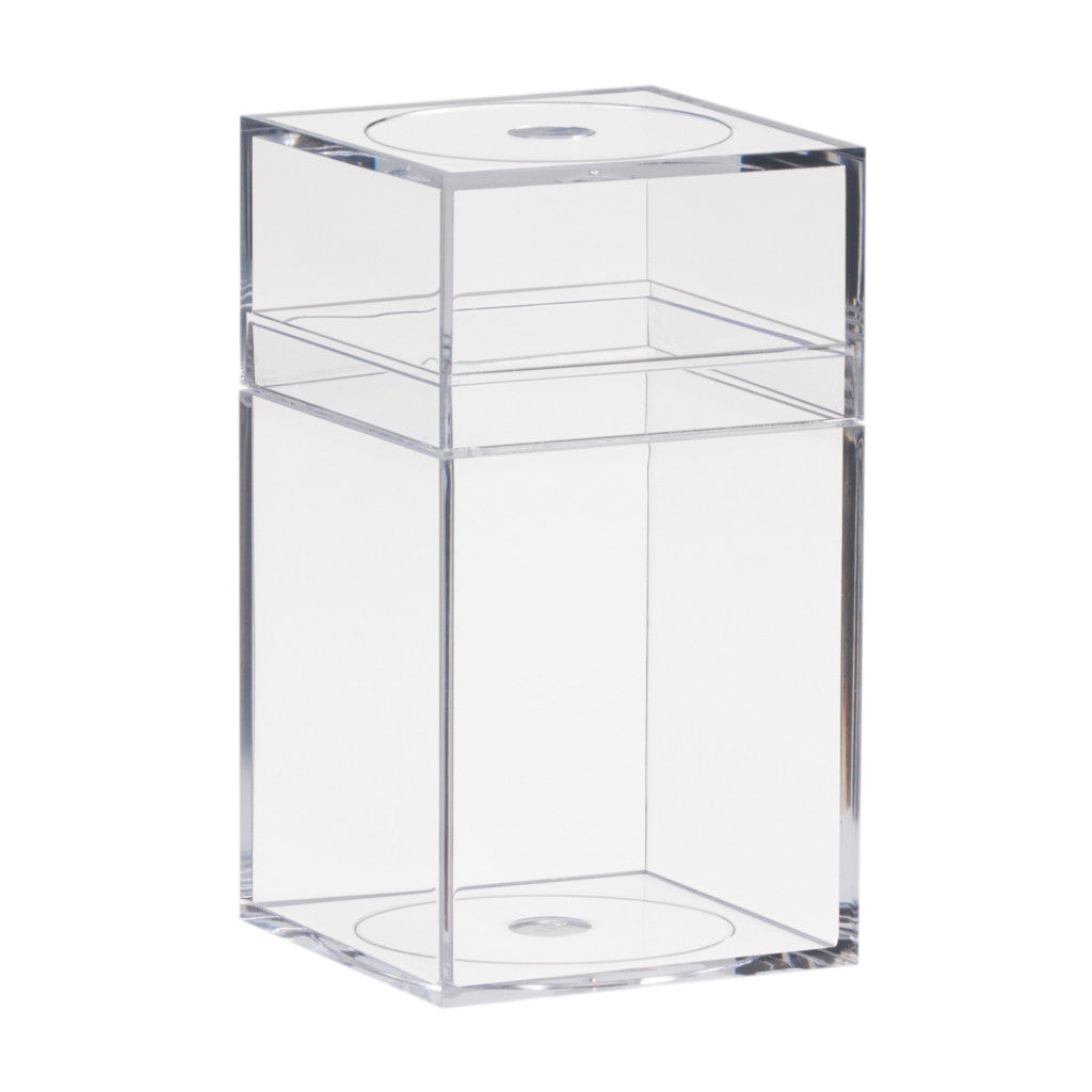 Classic Crystal AMAC 530C Plastic Box. Measures 1-5/8" x 1-5/8" x 2-7/8 ...