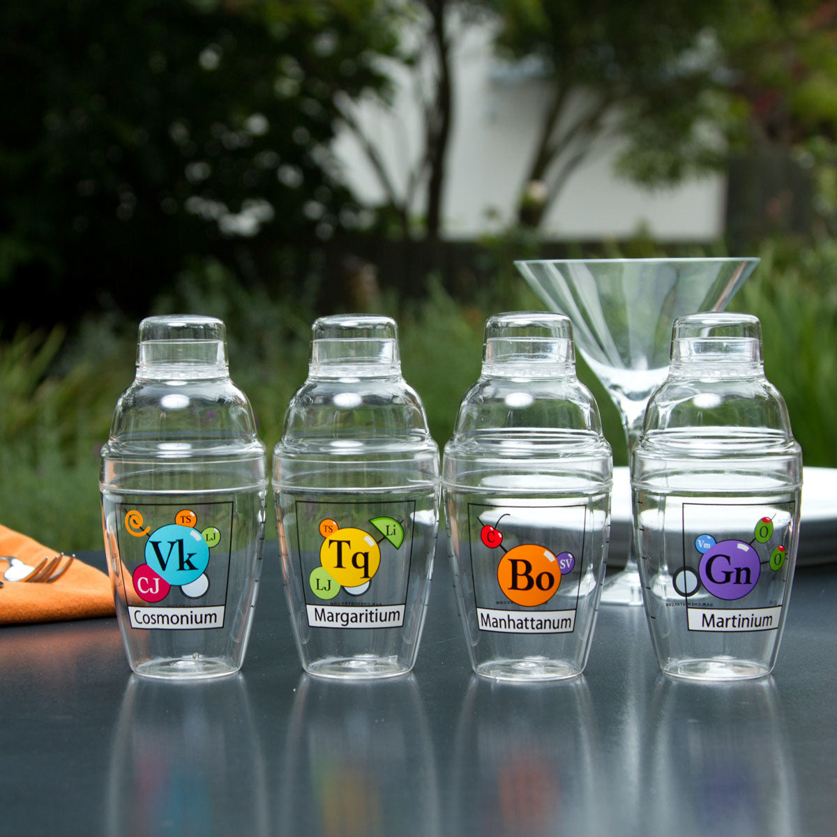 Bar Chemistry Mini Cocktail Shakers, Set of Four – AMAC1960.com
