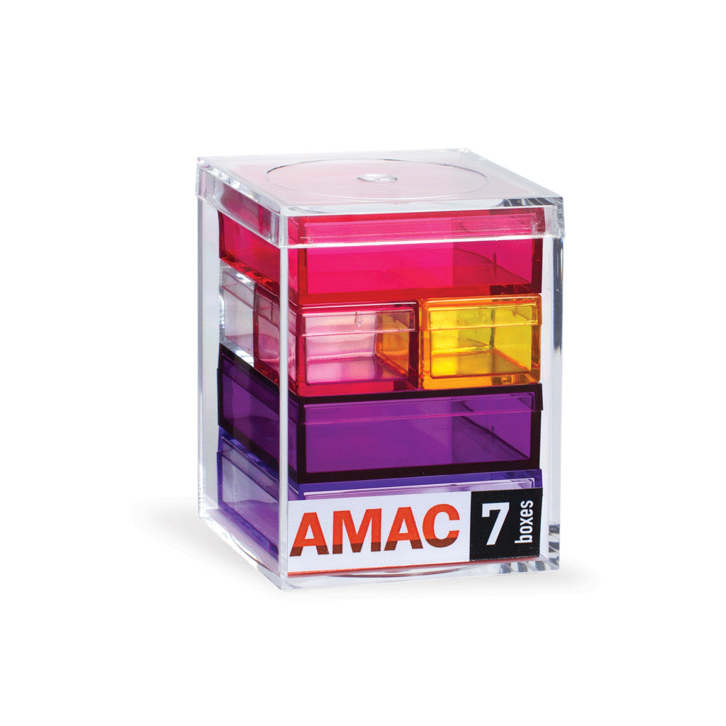 Chroma Collection of Colorful Boxes for Storage and Organization. Short ...
